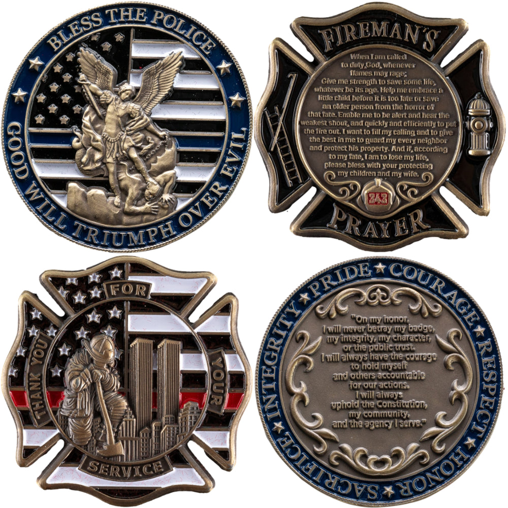 Shop Exclusive Police Challenge Coins | Fallen Yet Not Forgotten ...