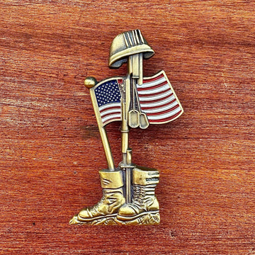 Exclusive American Flag Lapel Pins | Fallen Yet Not Forgotten ...