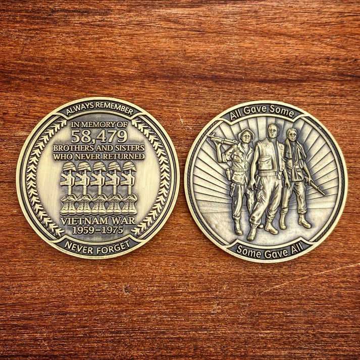 Vietnam Veteran Coin – Fallenyetnotforgotten