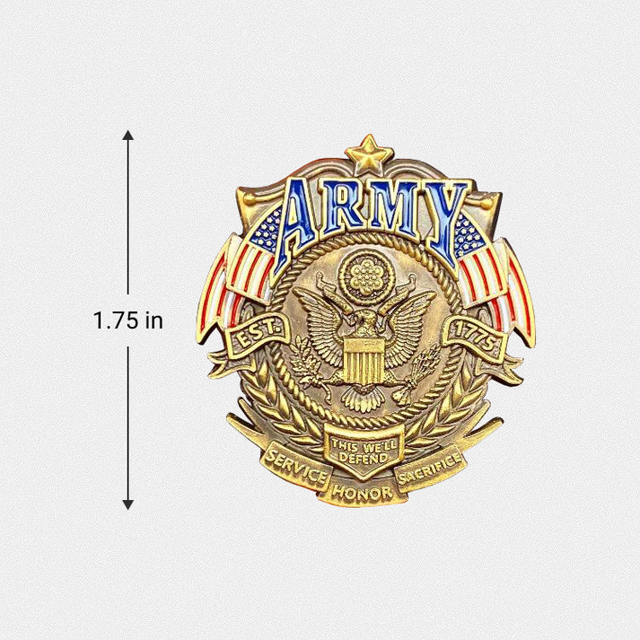 Exclusive US Army Veteran's Day Pin | Fallenyetnotforgotten