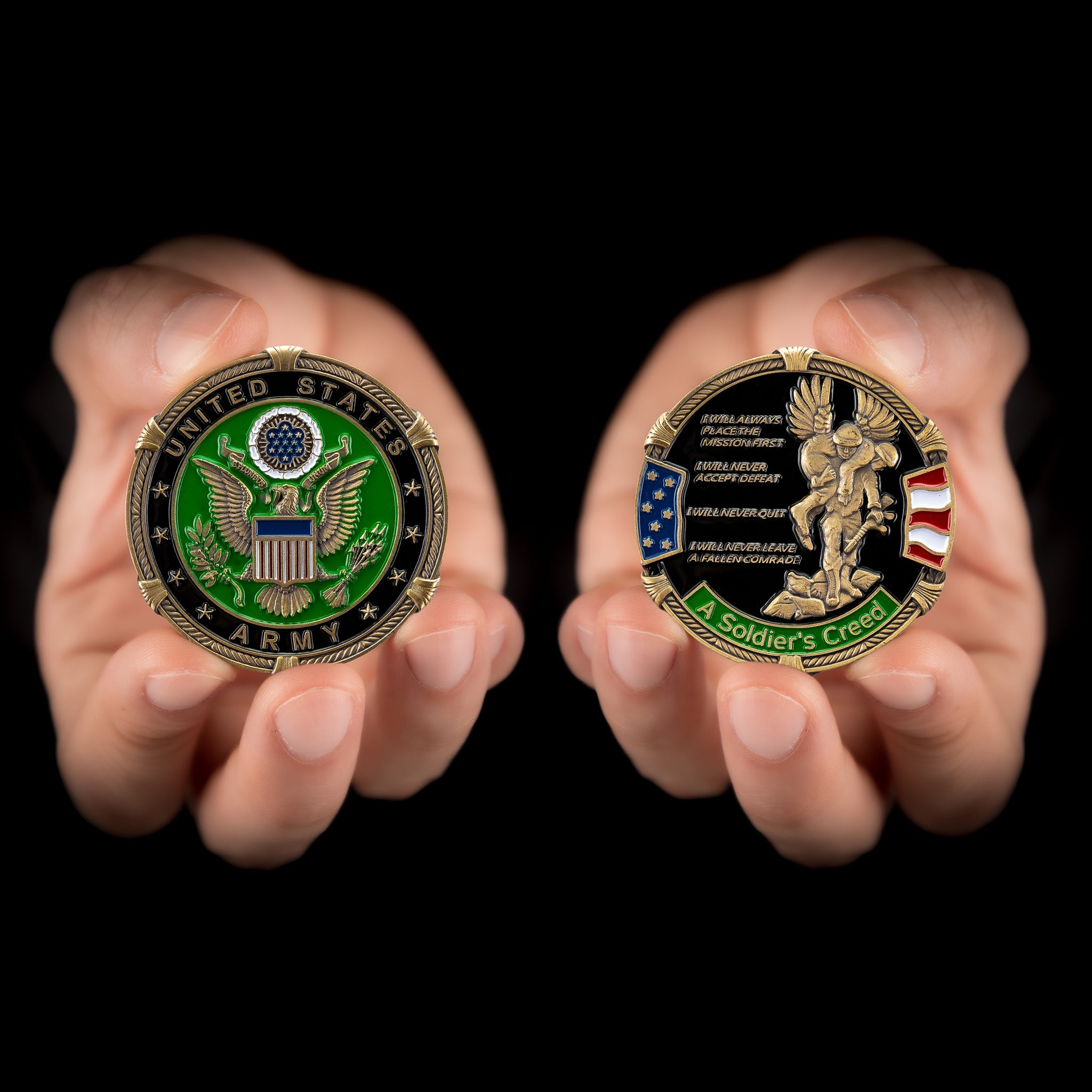 US Army Soldier’s Creed Coin | Fallenyetnotforgotten