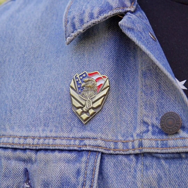 US Air Force Veteran Pin – Fallenyetnotforgotten