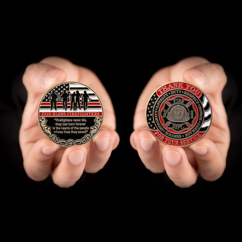 Firefighter Coin - Gratitude Token | Fallenyetnotforgotten