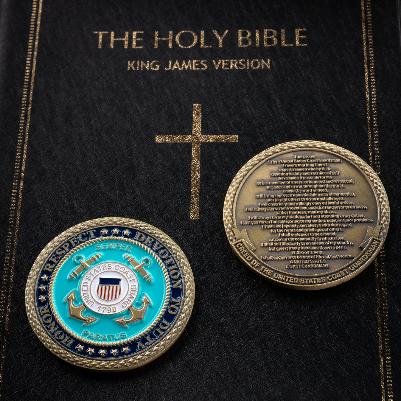 US Coast Guardsman Creed Coin |Fallenyetnotforgotten