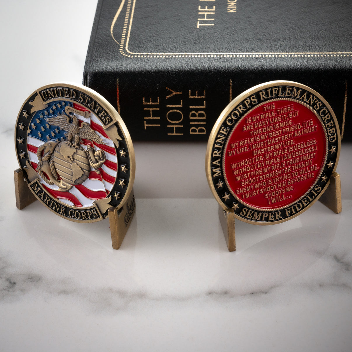 US Marine Corps Rifleman’s Coin |Fallenyetnotforgotten