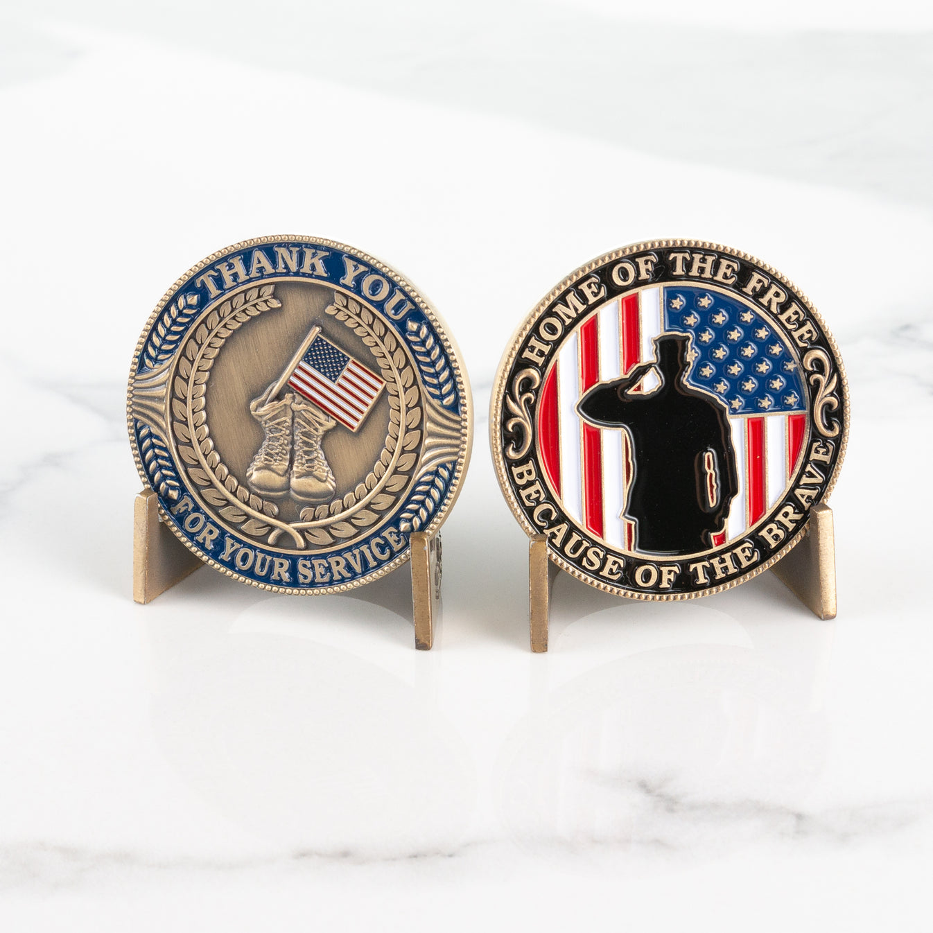 Thank You For Your Service Coin - Home of the Free Service ...