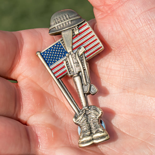 Fallen Soldier USA Memorial Pin | Fallenyetnotforgotten
