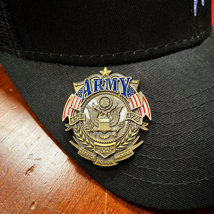 Exclusive US Army Veteran's Day Pin | Fallenyetnotforgotten