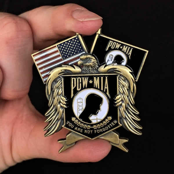 POW*MIA Memorial Pin | Fallenyetnotforgotten