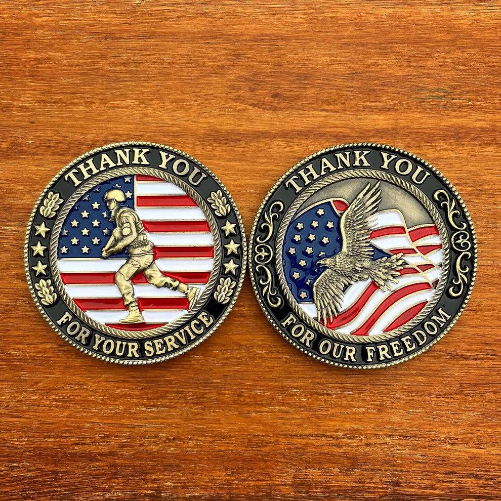 Thank You For Our Freedom Coin – Fallenyetnotforgotten